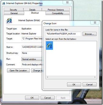 Identify Internet Explorer x86/x64 on Windows 7 taskbar | Mumblestiltskin